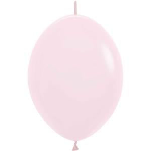 Pastel Matte Pink Link-O-Loon - 6 Inch Sempertex