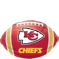 17" NFL Kansas City Chiefs Football Balloon | Ultimate Fan Party Decor ...